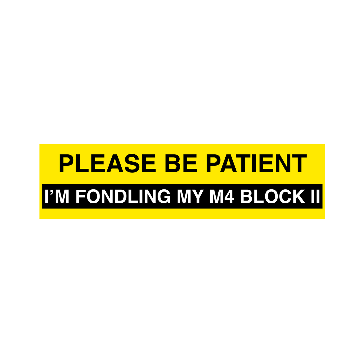 please be patient – mem industries